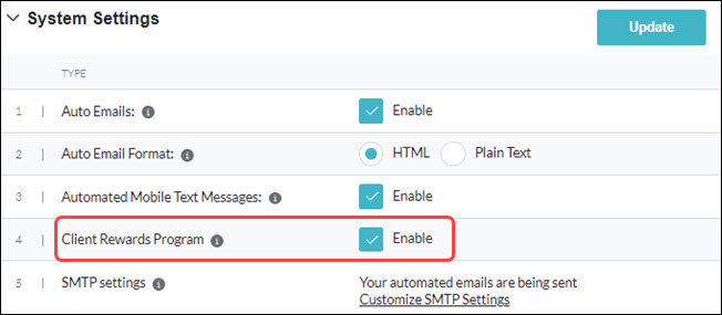 Client Rewards overview