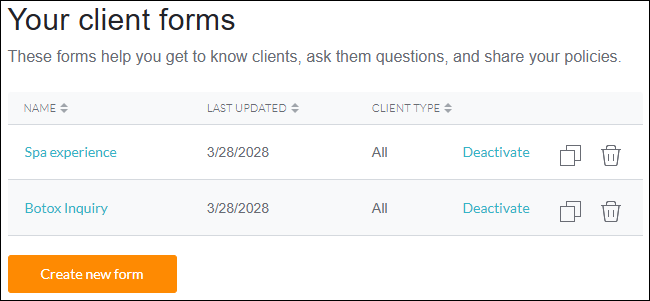 How to add an electronic signature to client forms