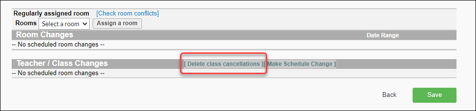 How to permanently remove a class from the class schedule when it’s ...