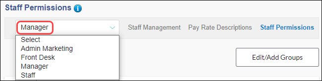Staff Permissions explained