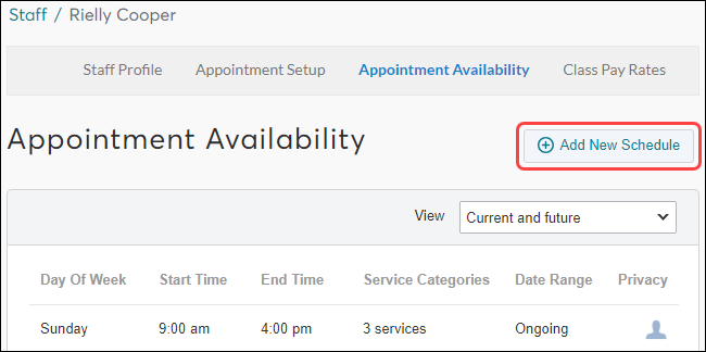 How to schedule and delete unavailable appointment times