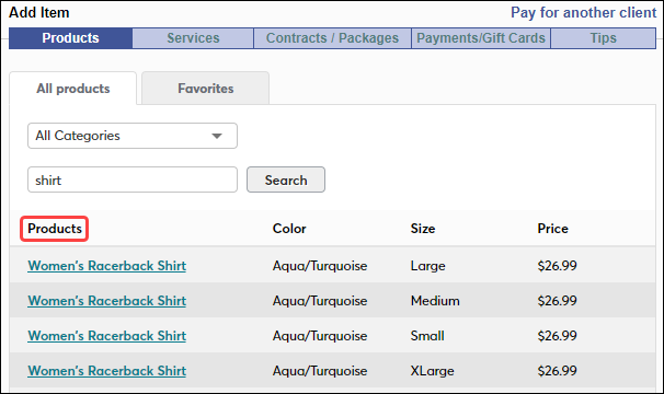 How to search and create new products from the Point of Sale screen