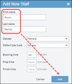 How to set up room rentals (resources) as appointments