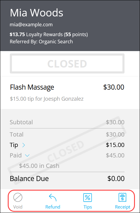 Taking payment and completing orders (Version 2 Accounts) - Booker