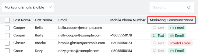 How to create static lists (Marketing Suite)