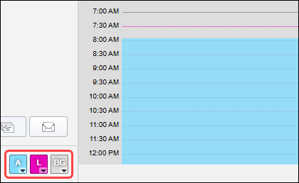 How to customize colors on the Appointments screen