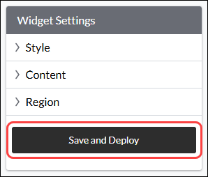Class List widget setup and options (branded web widgets)