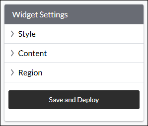 Registration widget setup and options (branded web widgets)