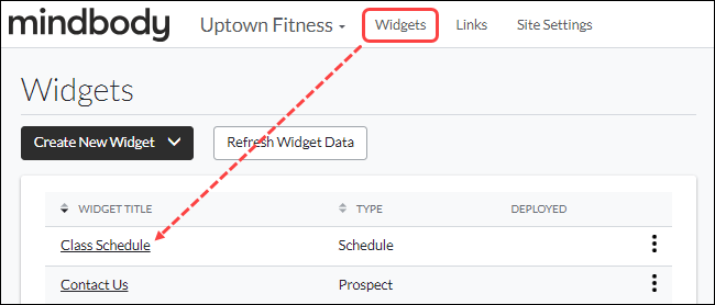 How to show or hide classes and courses on the Schedule widget (branded ...