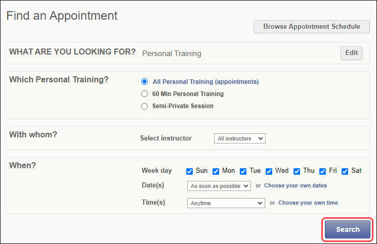 How to use the Find an Appointment screen to book or reschedule an ...