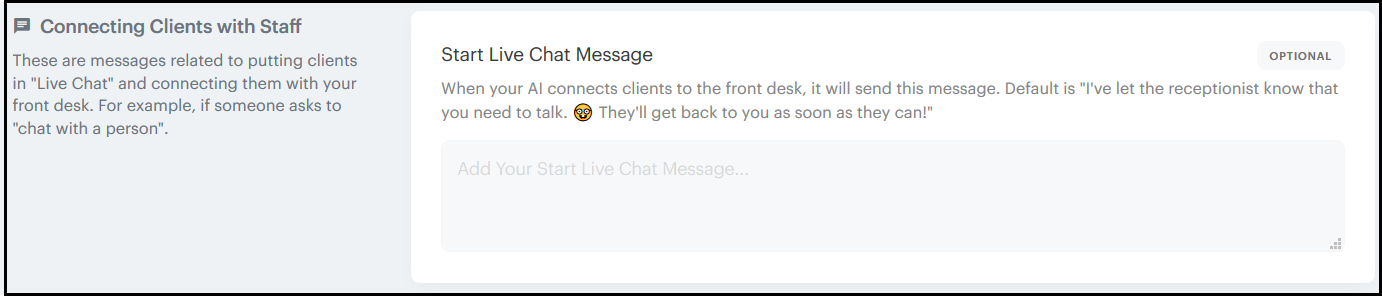 Custom responses (Messenger[ai])
