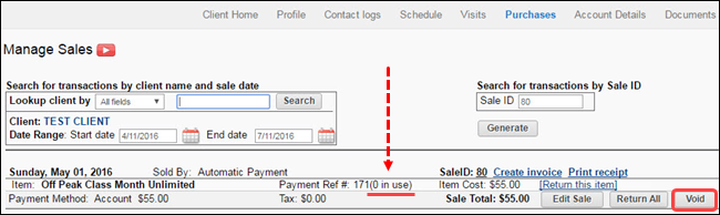 Returns, refunds, and voids