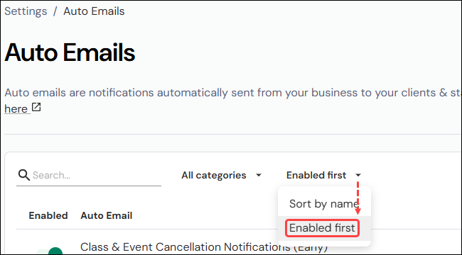 How to disable auto emails