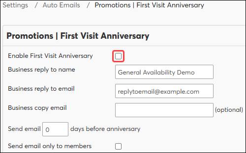 How to disable auto emails