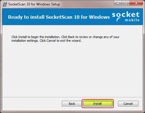 Socket Mobile barcode scanner (PC, Mac, iPhone, iPad, and Android)