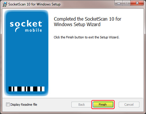Socket Mobile barcode scanner (PC, Mac, iPhone, iPad, and Android)