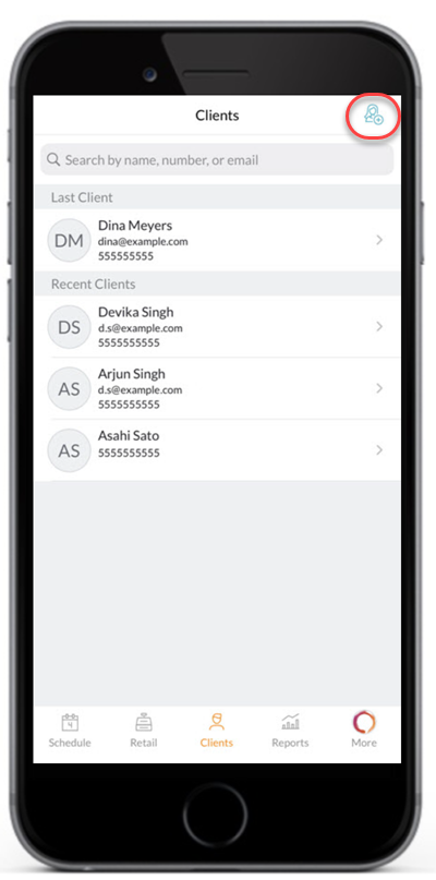 How to add new clients (Mindbody Business app)