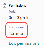 Self Check In screen
