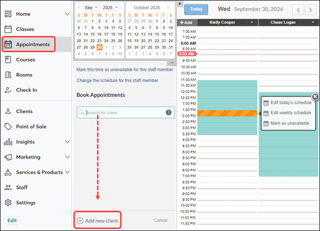 How to add new clients in your Mindbody site