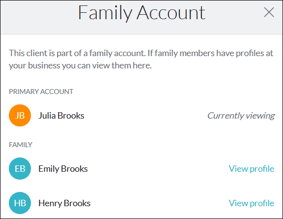 Family accounts FAQ