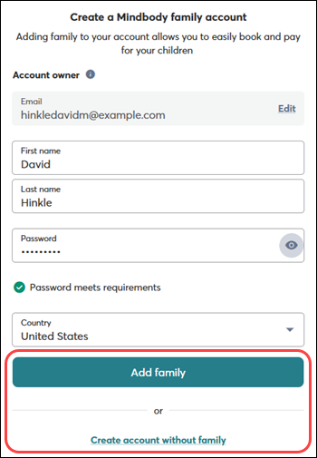 Family accounts FAQ