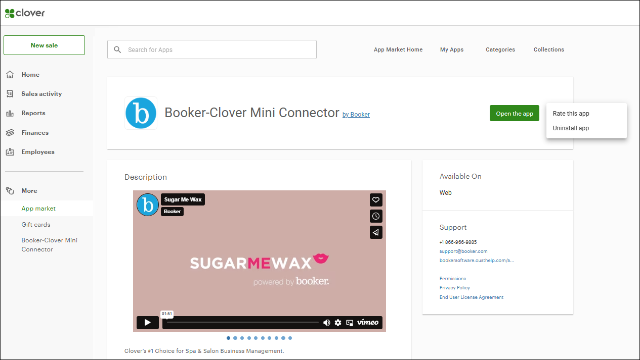 How to setup a Clover Mini device (Version 2 Accounts) - Booker