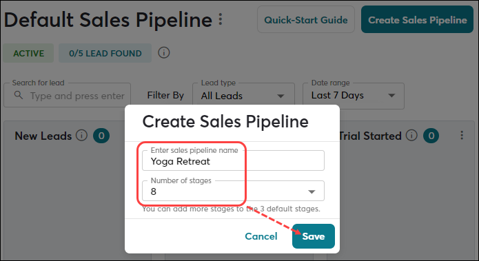 How to create and manage a configurable sales pipeline (Lead Management)