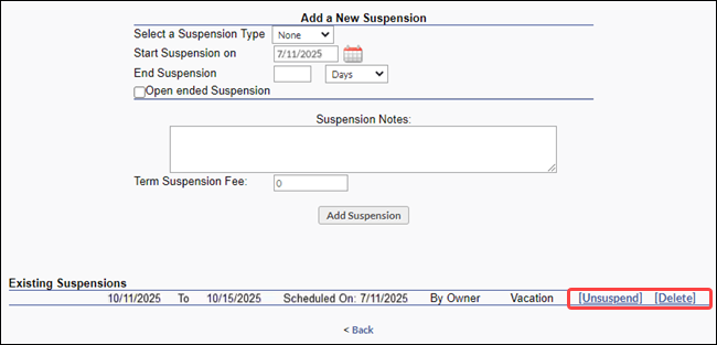 How to suspend (pause or freeze) a contract