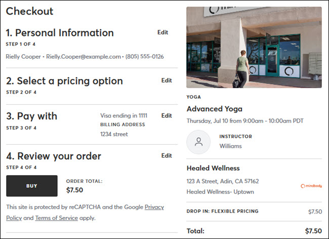 How to book classes and appointments (Mindbody app)