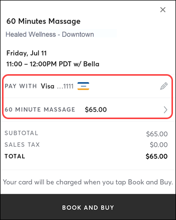 How to book classes and appointments (Mindbody app)