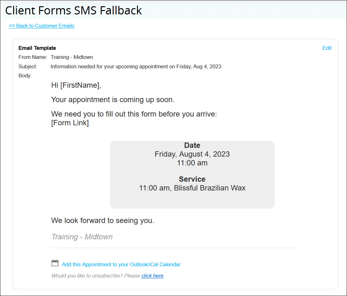 Getting started with Customer Emails (Booker)
