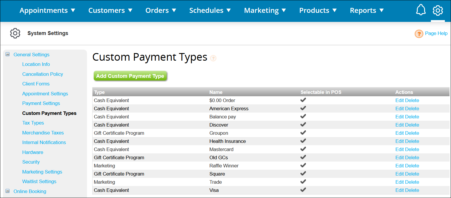 Custom Payment Types: Overview (Booker)