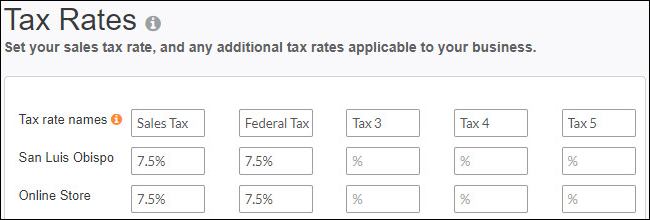 How to add, update, and apply sales tax rates