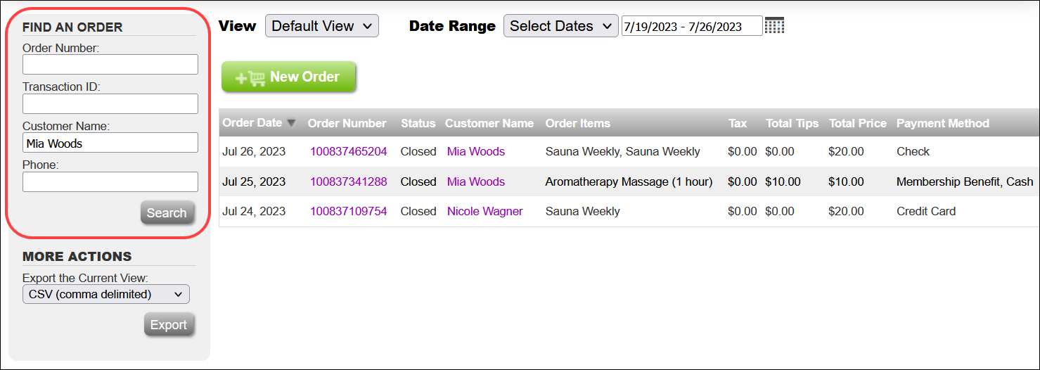How to give a partial refund on an order (Booker Version 1)