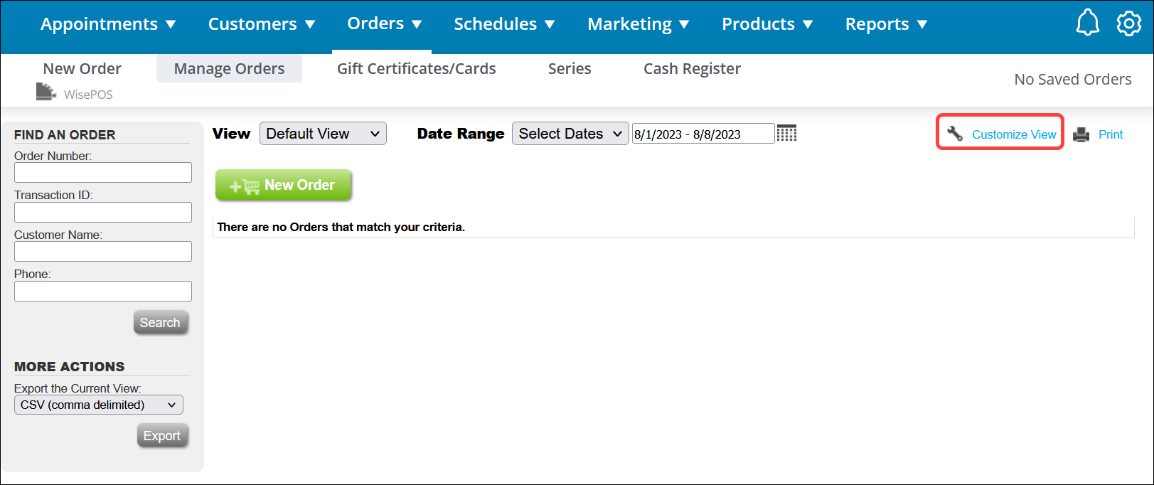 How to create customized views of orders (Booker video tutorial)