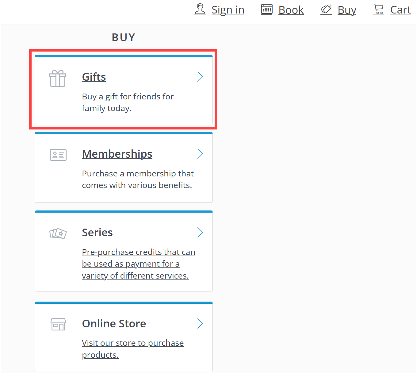 How to sell gift certificates online (Booker)