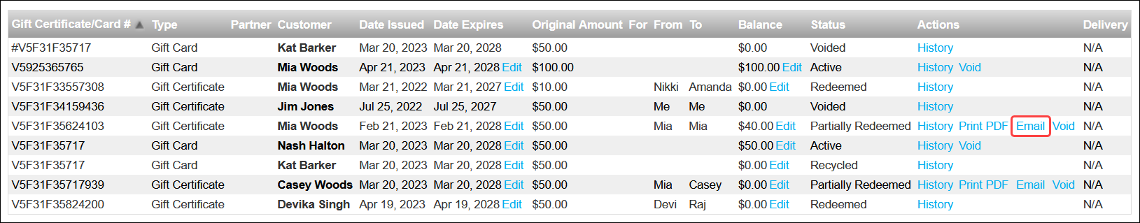 Gift Certificates and Gift Cards: Overview (Booker)