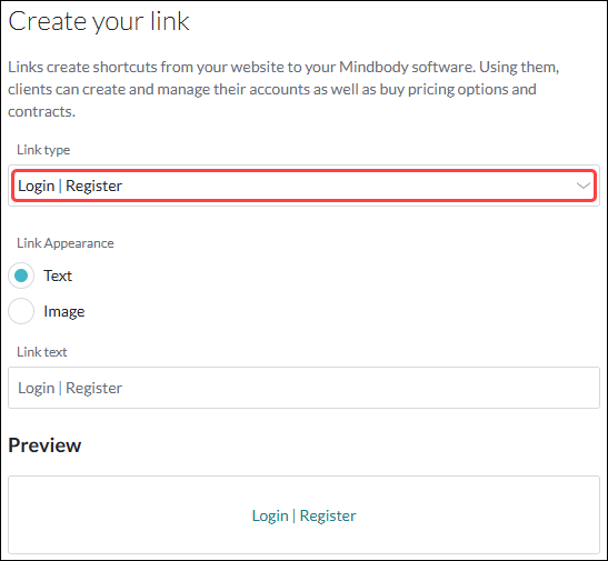 How to create a Login | Register link (branded web tools)