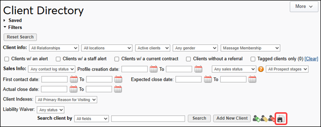 How to search for clients using the Client Directory (Advanced Client ...