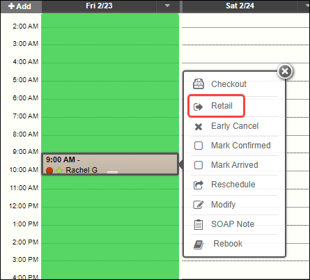 How to make changes using the Appointment Checkout Review while ...