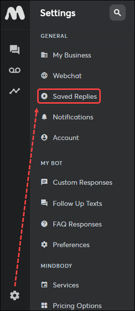 How to create and manage Saved Replies (Messenger, Messenger[ai])